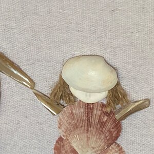 Seashell Family, Seashell Shadow Box, Shell People, - Etsy