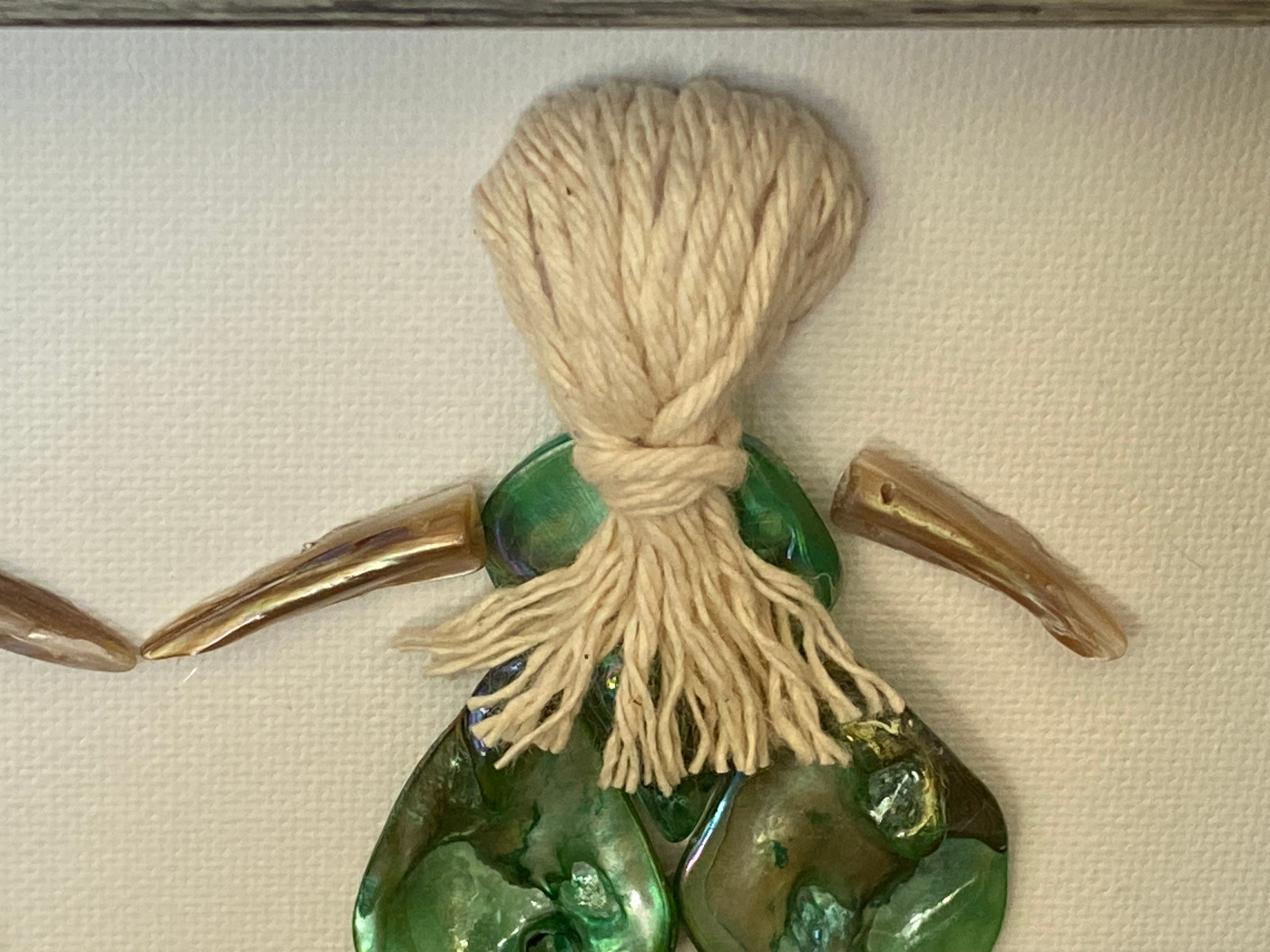 Seashell Friends, Shell People, Seashell Shadowbox, Two Ladies/divas ...