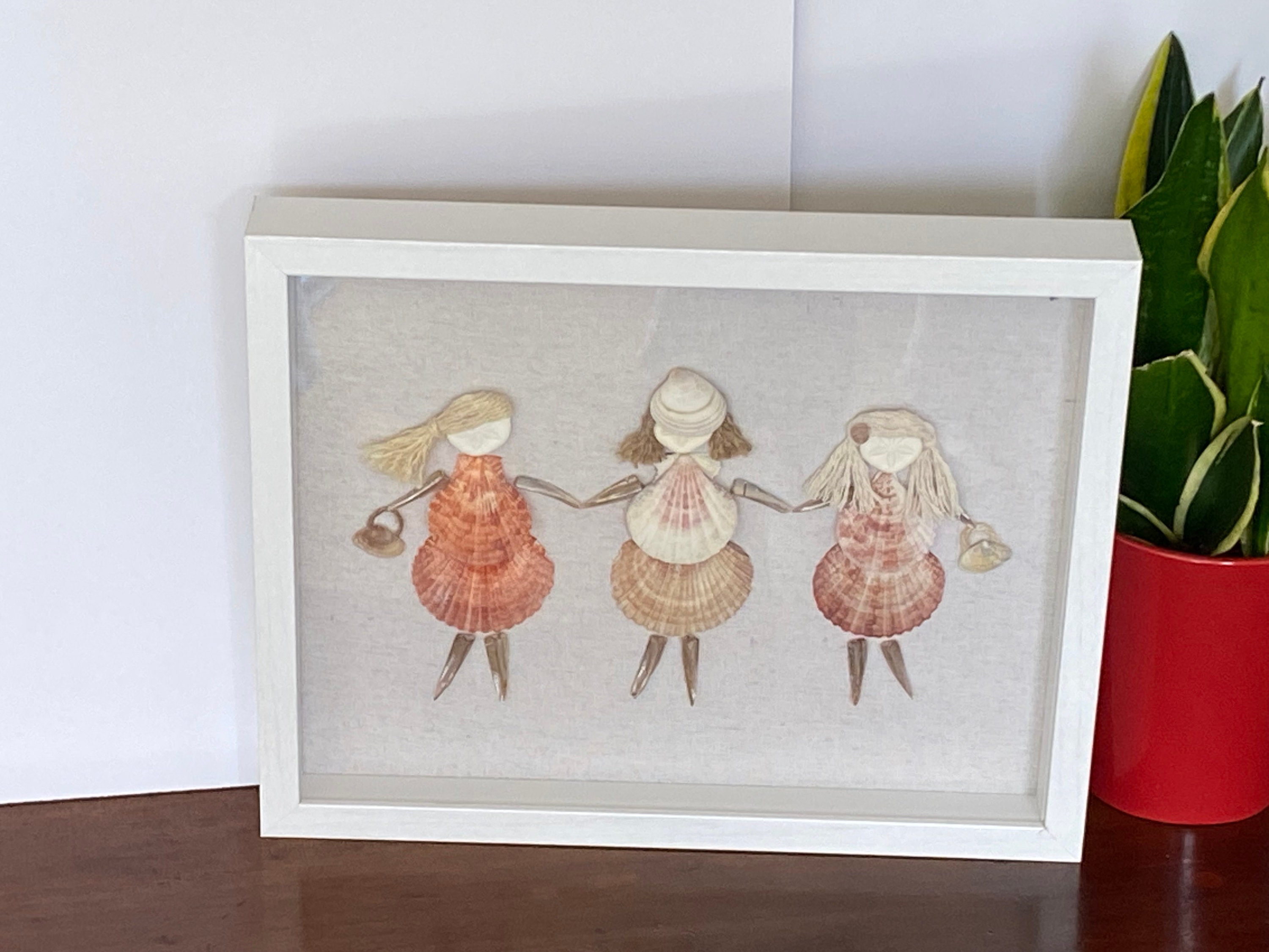 Seashell Friends, Shell Sisters, Seashell People, Ocean Lovers Gift - Etsy