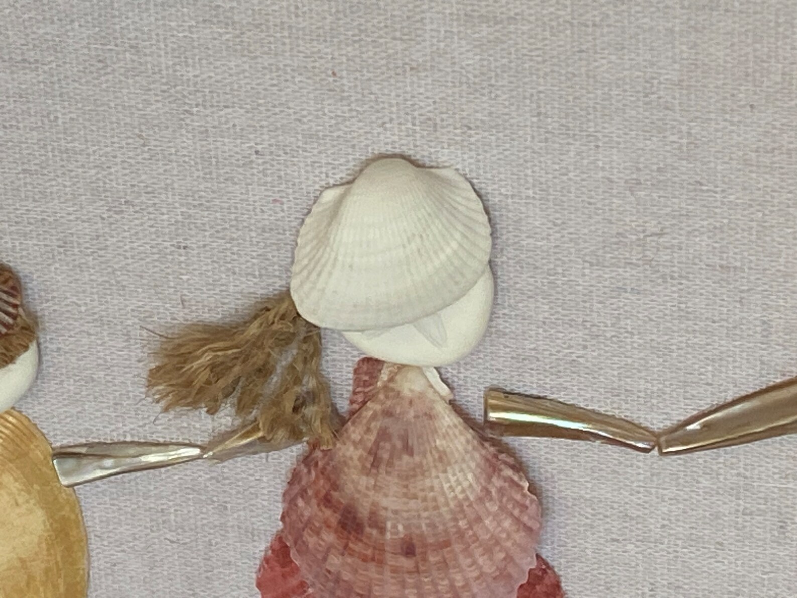Seashell Family, Seashell Shadow Box, Shell People, - Etsy
