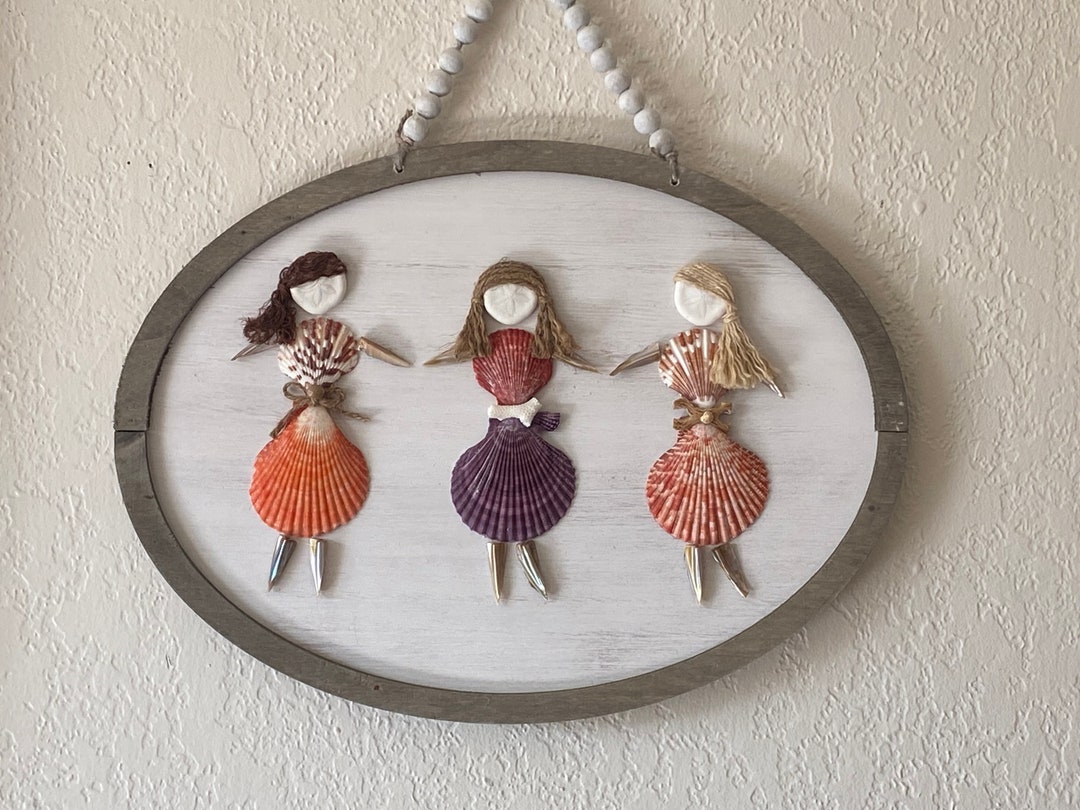 Seashell People, Shell Friends /sisters, Seashell Girls. - Etsy