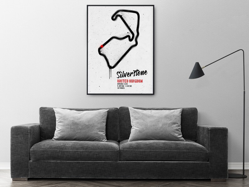 F1 Silverstone Poster | Formula One Poster | Silverstone Grand Prix ...