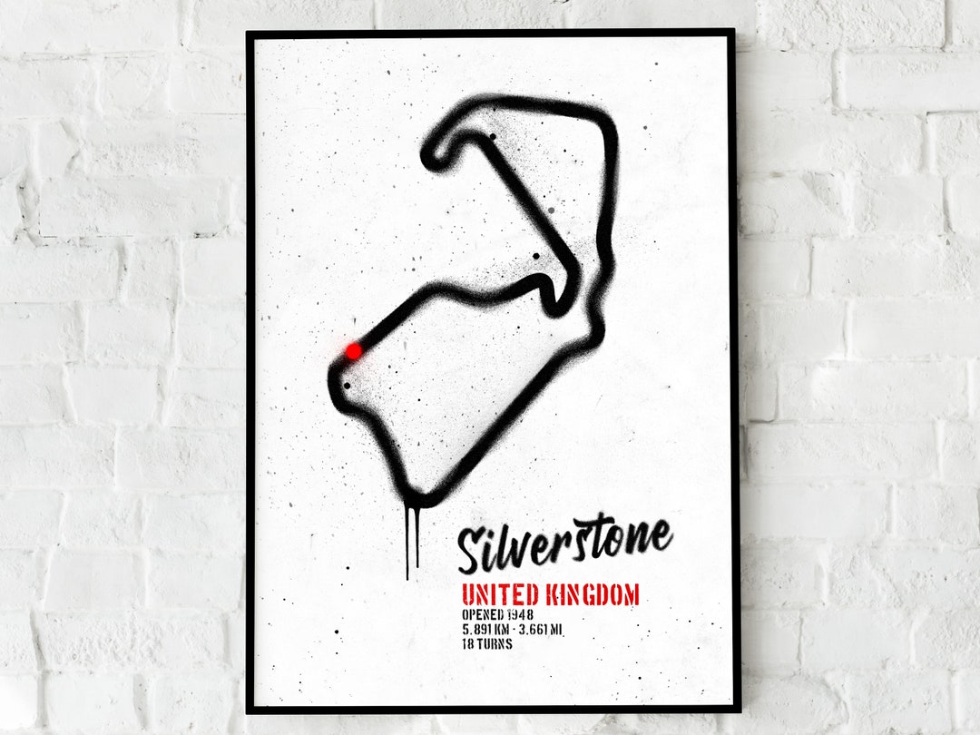 F1 Silverstone Poster | Formula One Poster | Silverstone Grand Prix ...