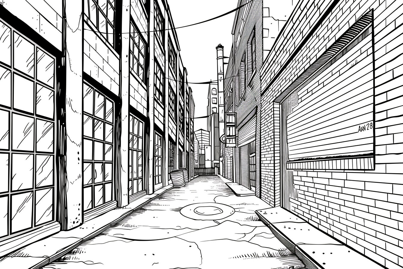 200 Back Alleyway Procreate Stamps Back Alleyway Designs - Etsy