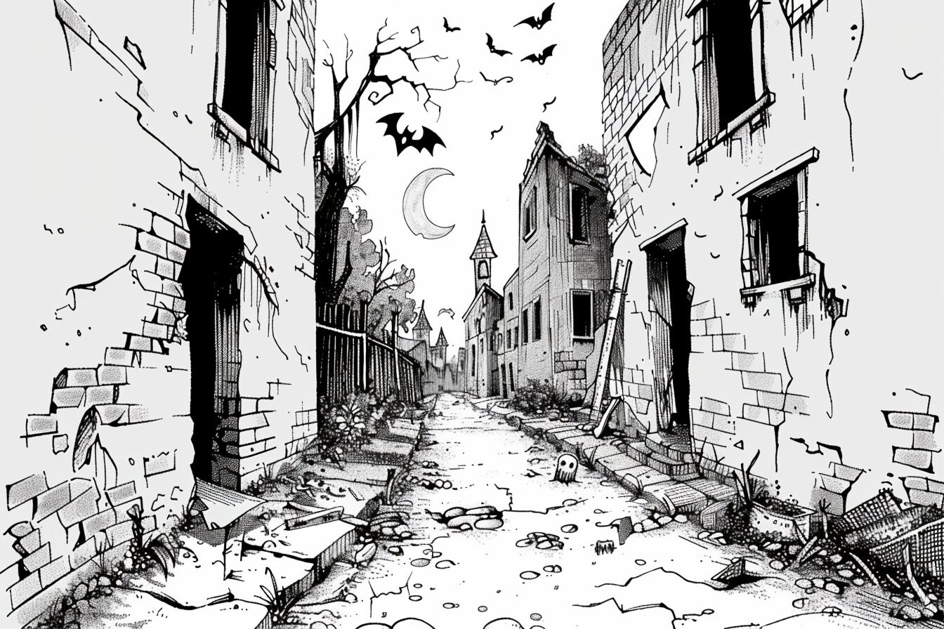 200 Back Alleyway Procreate Stamps Back Alleyway Designs - Etsy