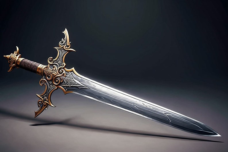 200 Swords and Weapons Procreate Stamps Swords and Weapons Designs ...