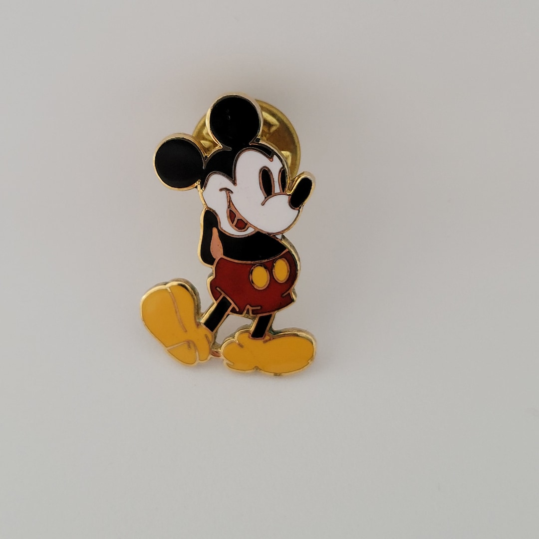 Disney Mickey Mouse Pin Collectible Disney Jewelry - Etsy