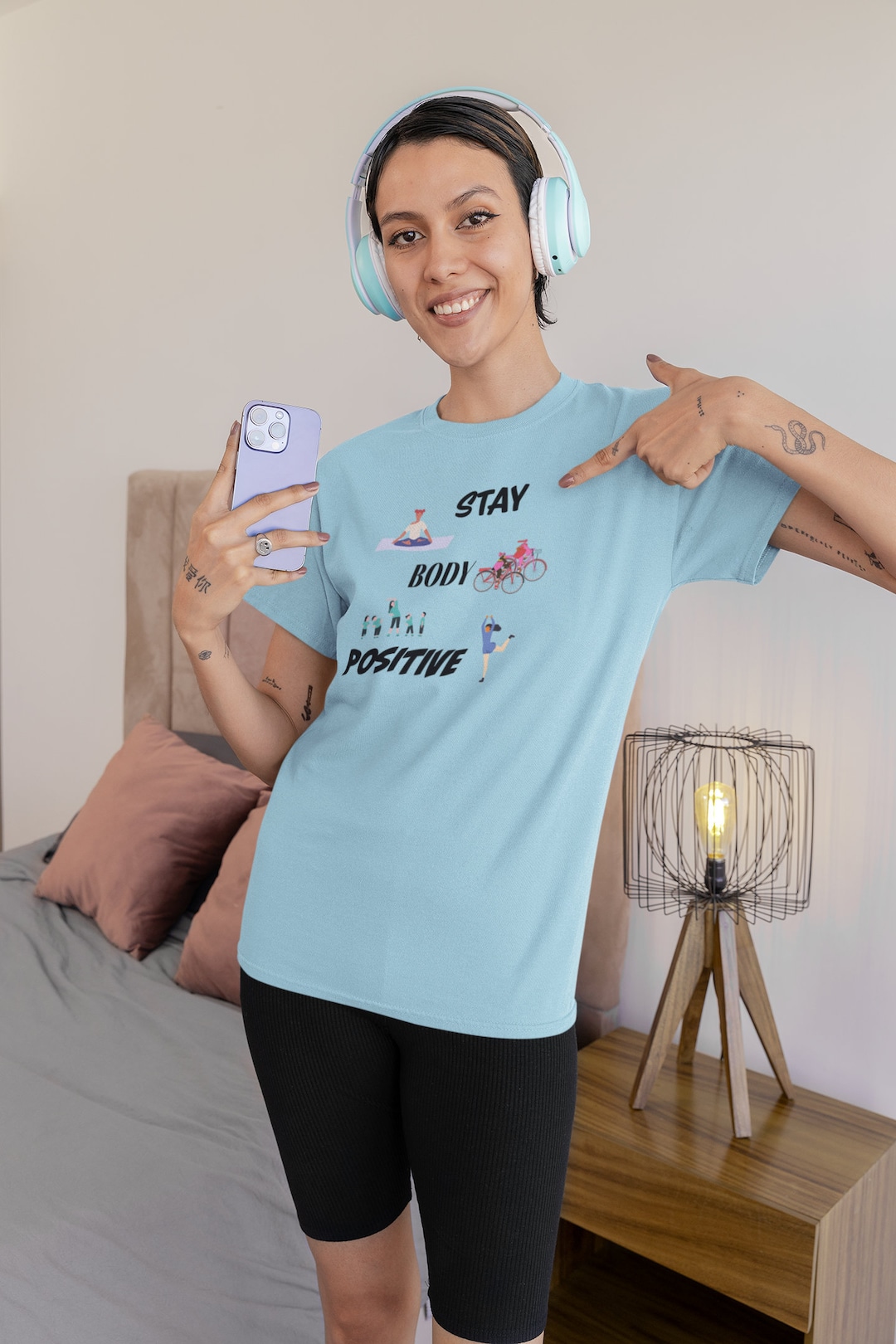 Stay Body Positive, Love My Body, Cute T-shirt, Gifts for Women, Gifts ...