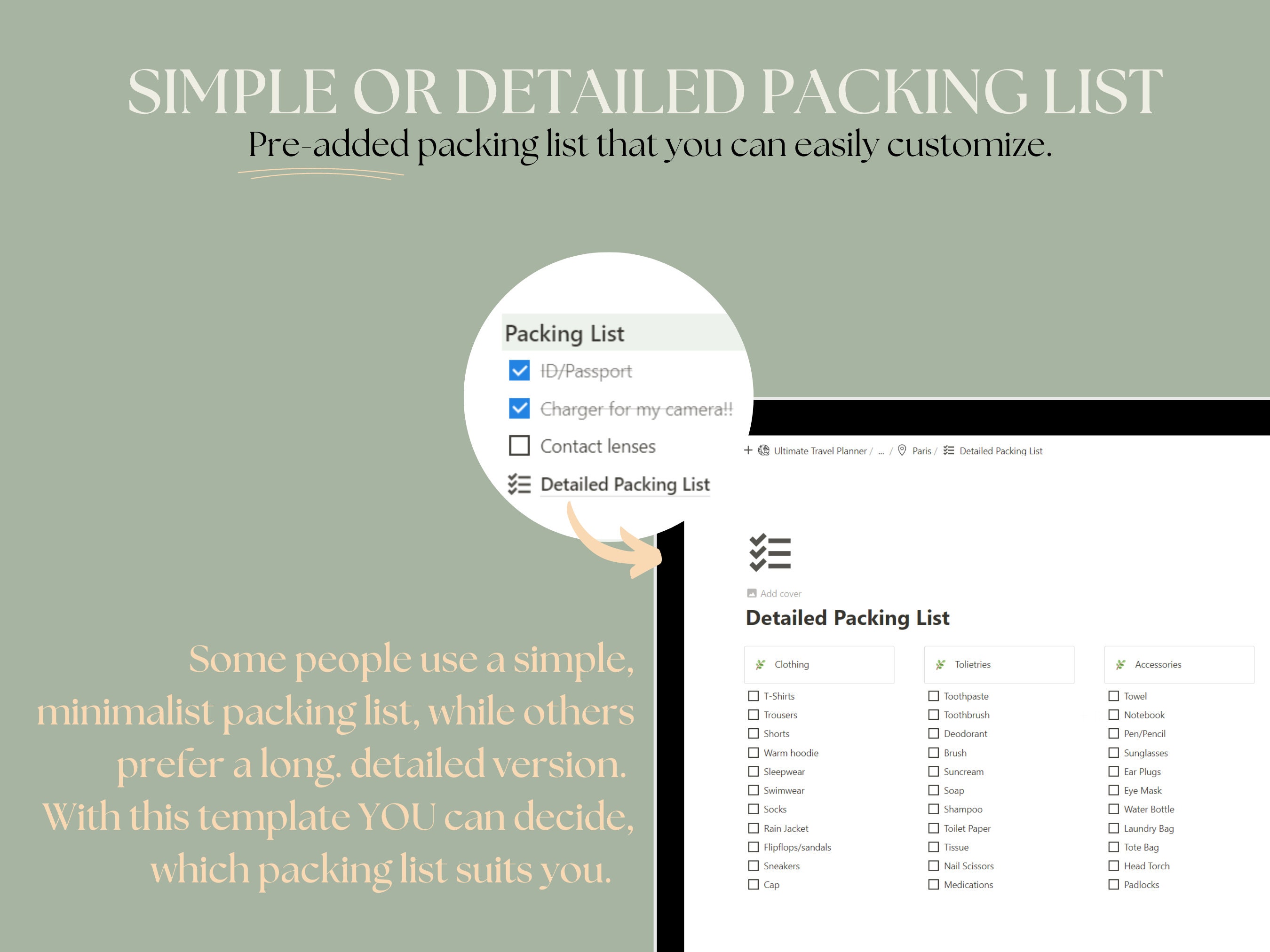 Travel Planner Notion Template, Travel Journal Itinerary Travel ...