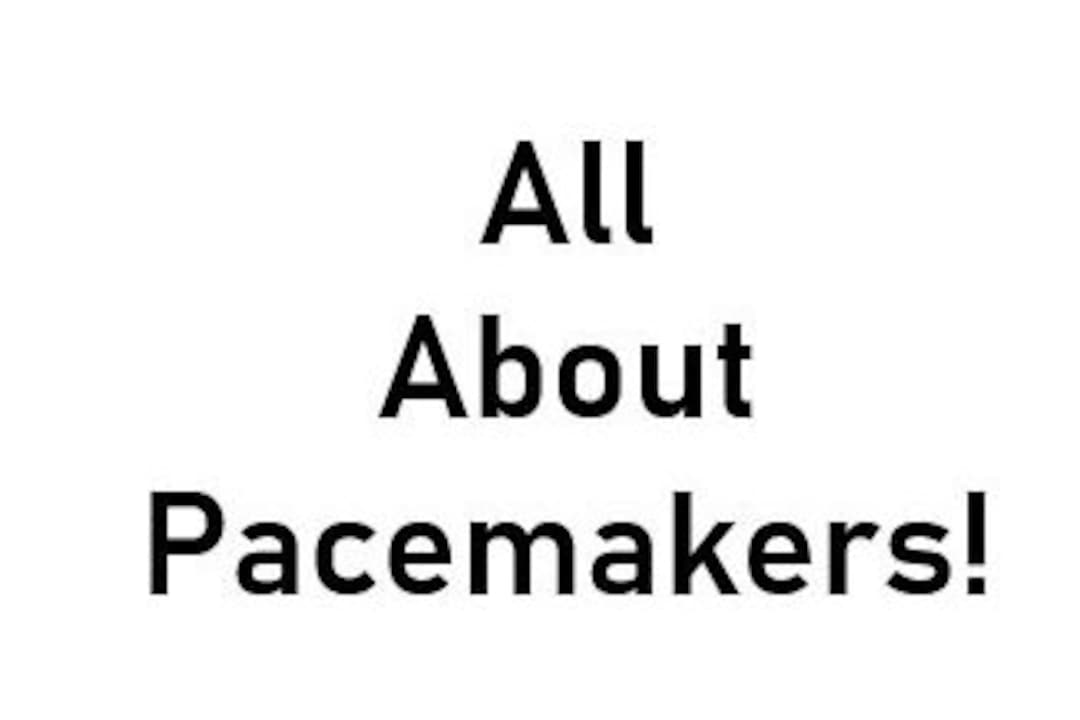 Nurses Notes: All About Pacemakers - Etsy