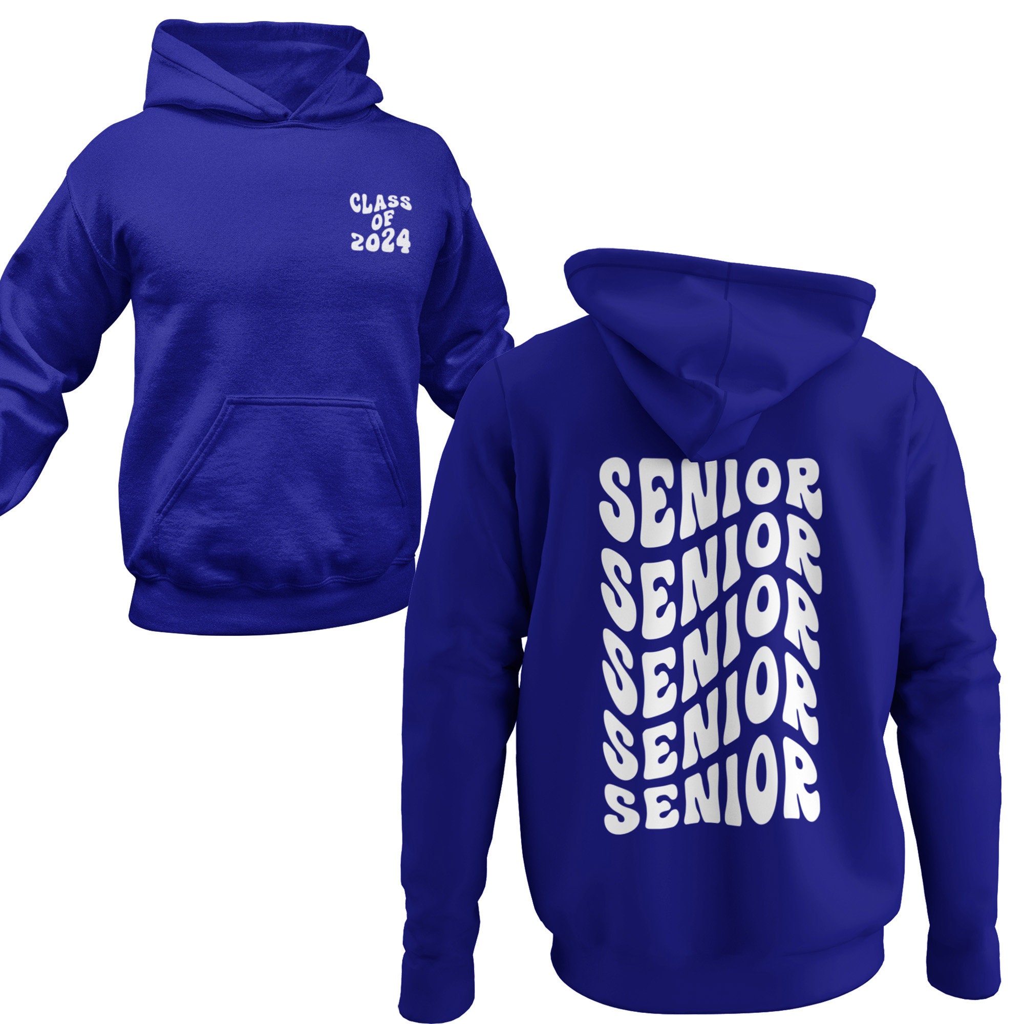 Class of 2024 Senior Hoodies, Sweatshirts & Tshirts for College and ...