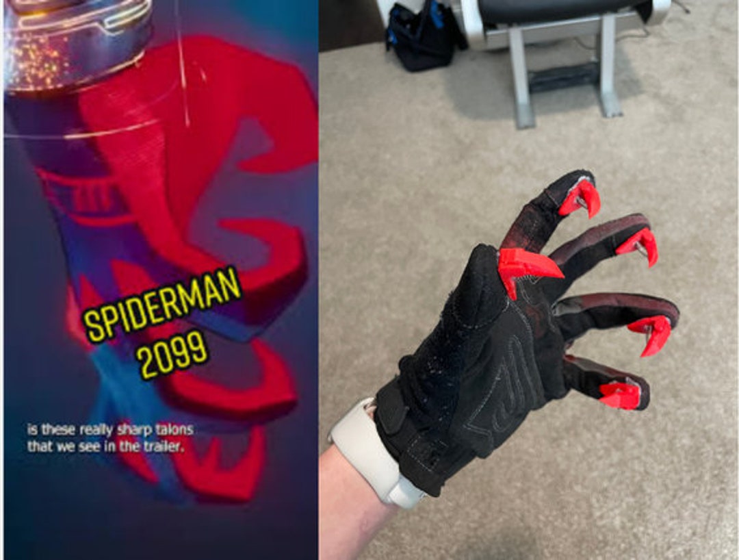 Spring Loaded Spider-man 2099 Finger Talons STL File - Etsy Canada