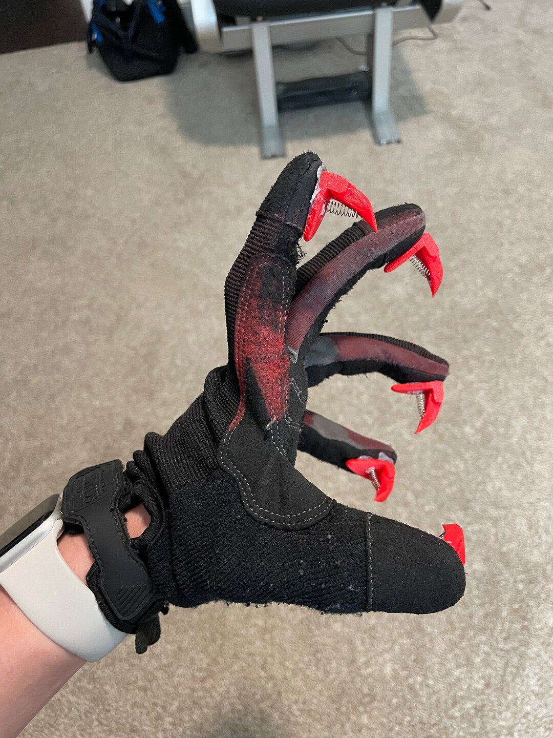 Spring Loaded Spider Hero 2099 Finger Talons STL File - Etsy