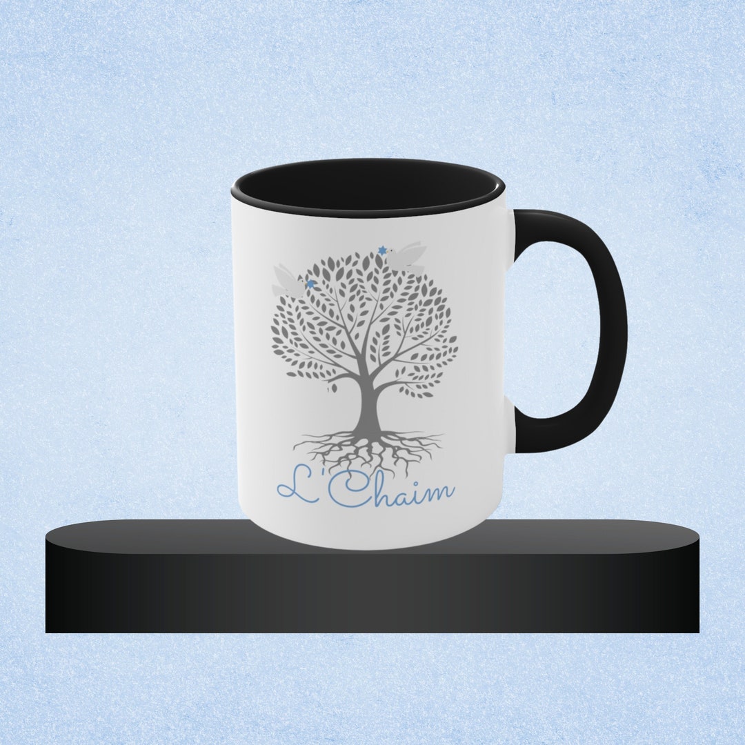Jewish Gifts, Jewish Mugs, Tree of Life, Hanukkah Gift. Gift for Bubbe ...