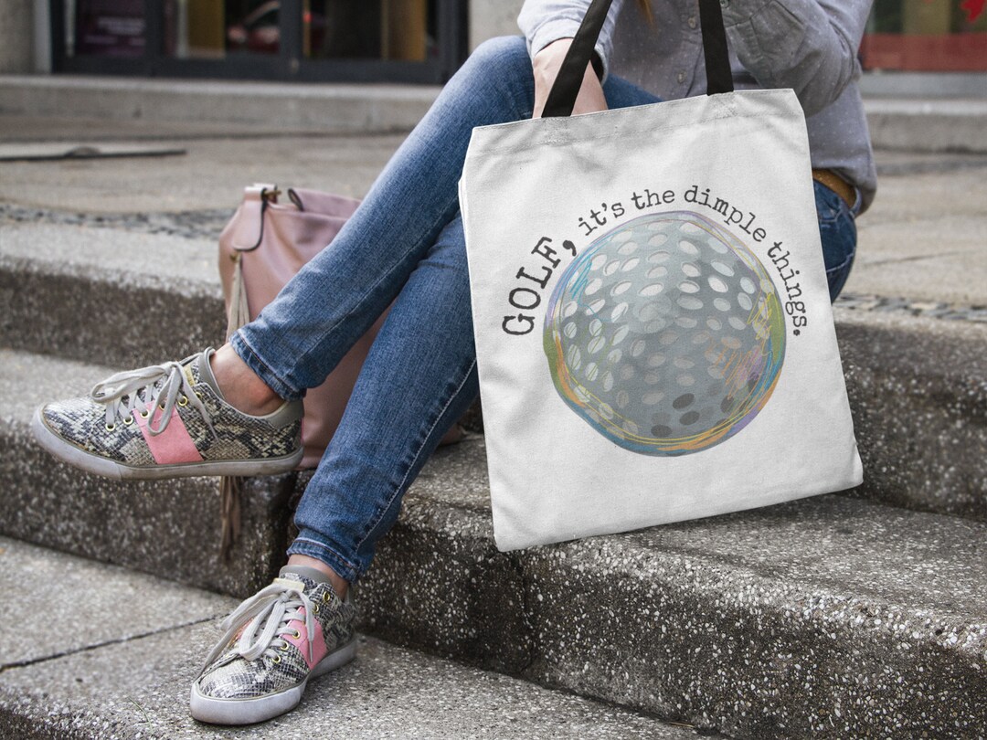 Golf Ball and Golf Its the Dimple Things White Two Sided - Etsy
