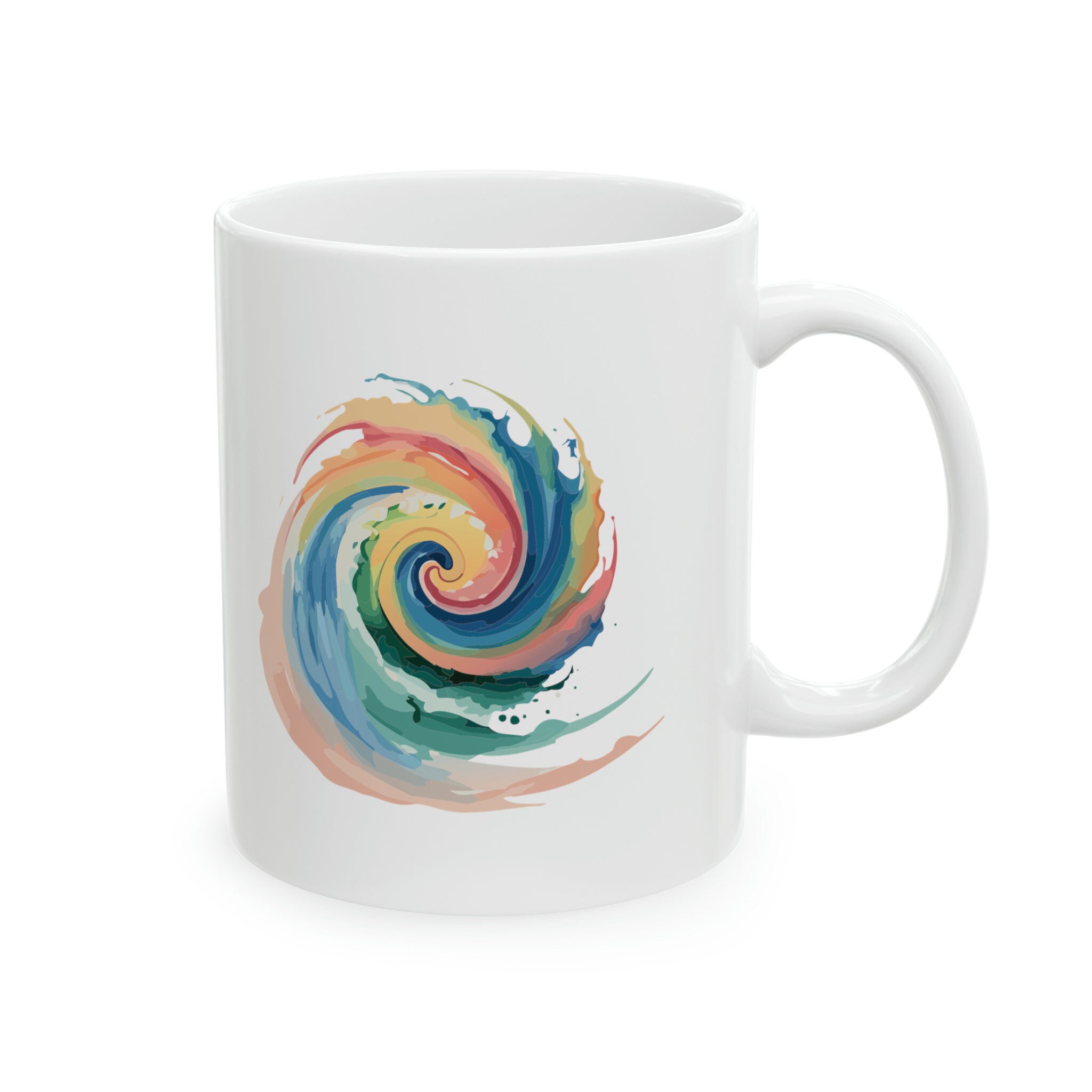 Colorful Hurricane 11oz Coffee Mug, Hurricane Fan, Hurricane Mug ...