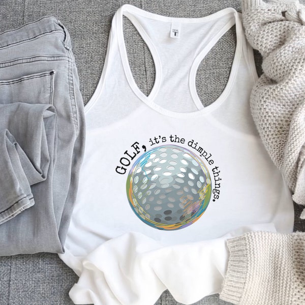 Golf Fan Tank Top - Etsy