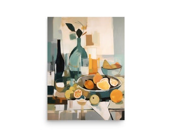 Mcm Wall Art - Abstract Mid Century Modern Wall Art - an Original Fine ...