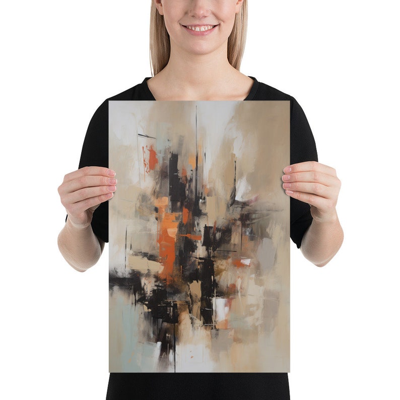 Mcm Wall Art - Abstract Mid Century Modern Wall Art - an Original Fine ...