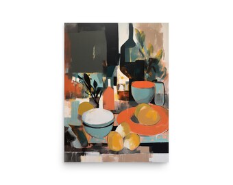 Mcm Wall Art Abstract Mid Century Modern Wall Art an Original Fine Art ...