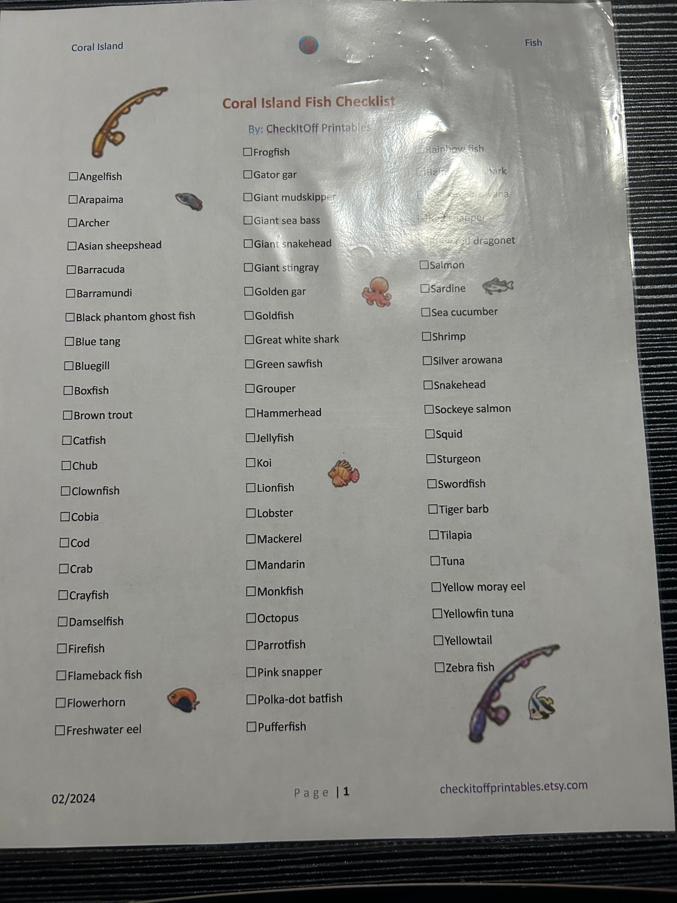 Complete Coral Island Fish Checklist: Your Ultimate Guide to Underwater ...