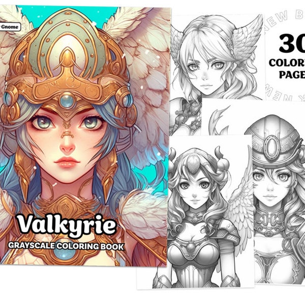 Valkyrie Coloring Book - Etsy