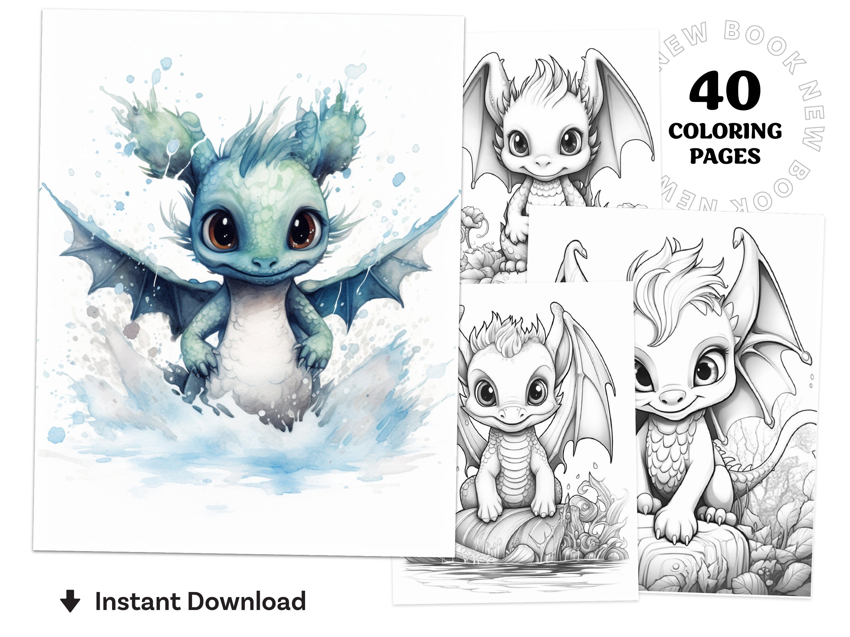 Chibi Toothless Coloring Pages