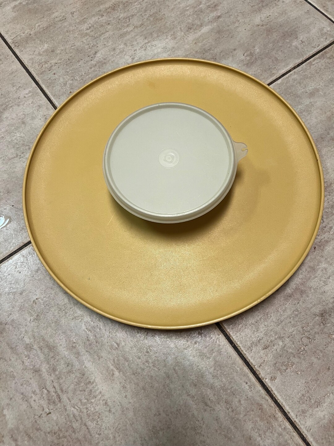 1970s Tupperware Platter With Dip Bowl and Lid - Etsy