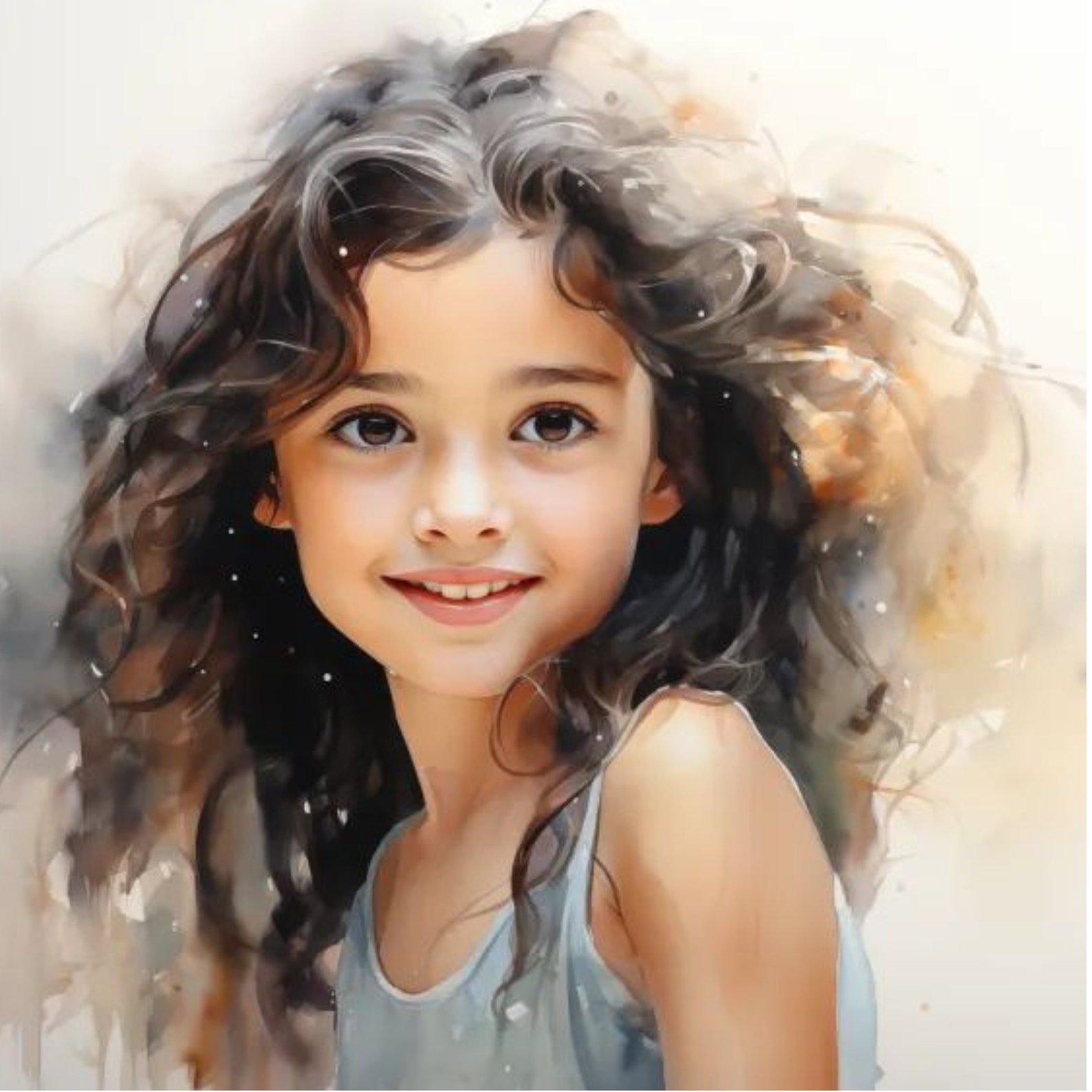 Preserving the Magic of Youth: Bundle of 5 Watercolor JPEG Images ...