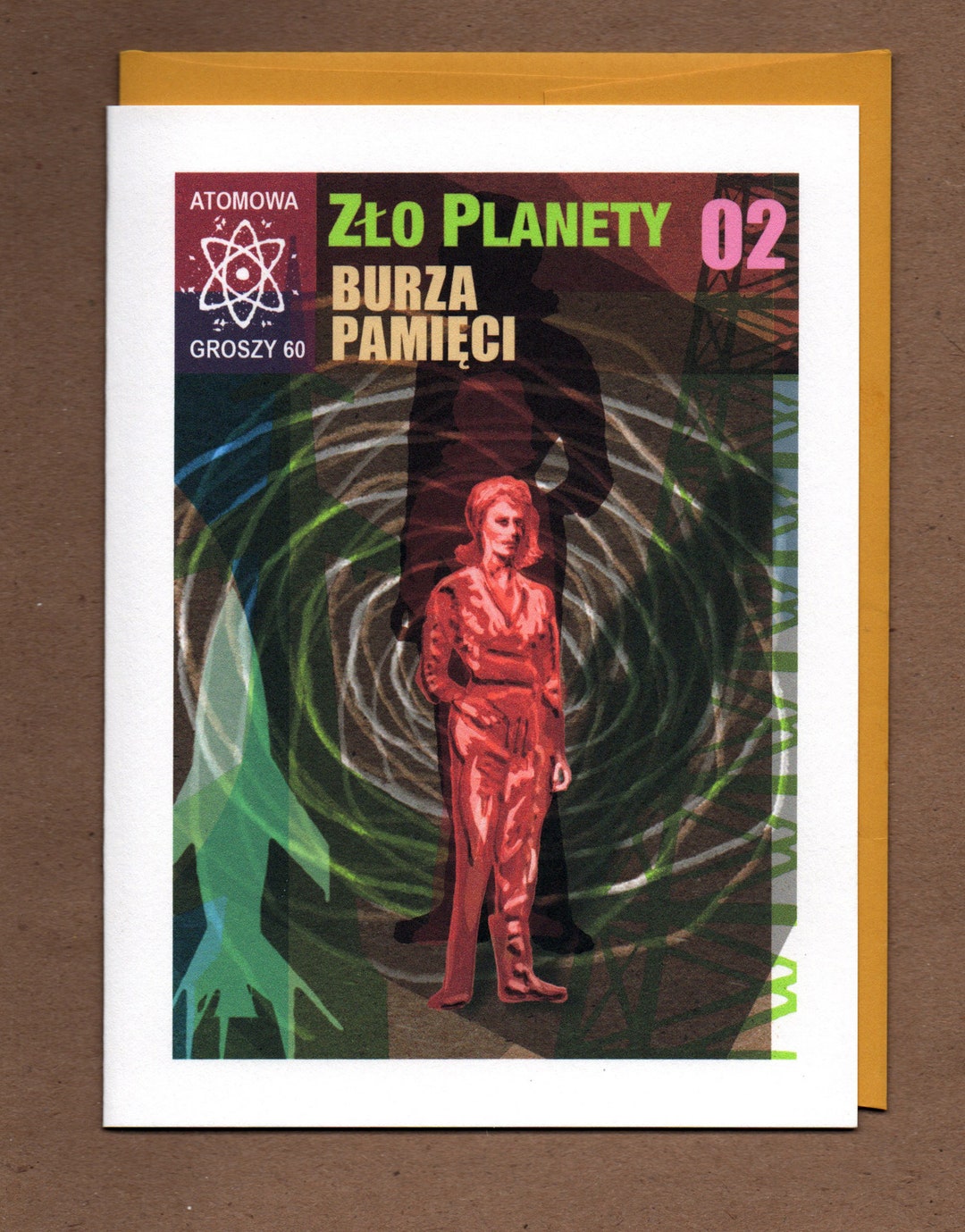 Sci-fi Greeting Card, "storm of Memory" - Etsy