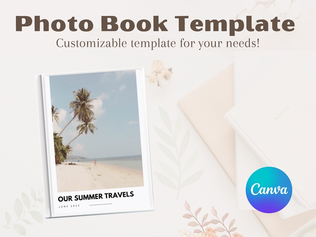 Photo Memory Book Template | Coffee Table Book | Personalized Photo ...