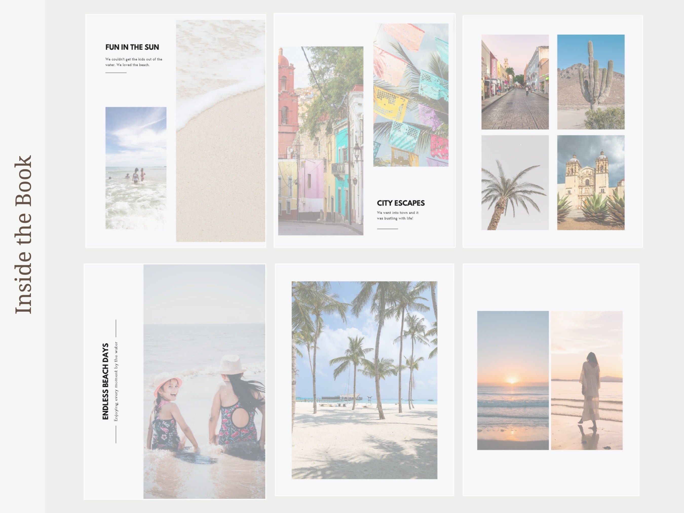 Photo Memory Book Template | Coffee Table Book | Personalized Photo ...