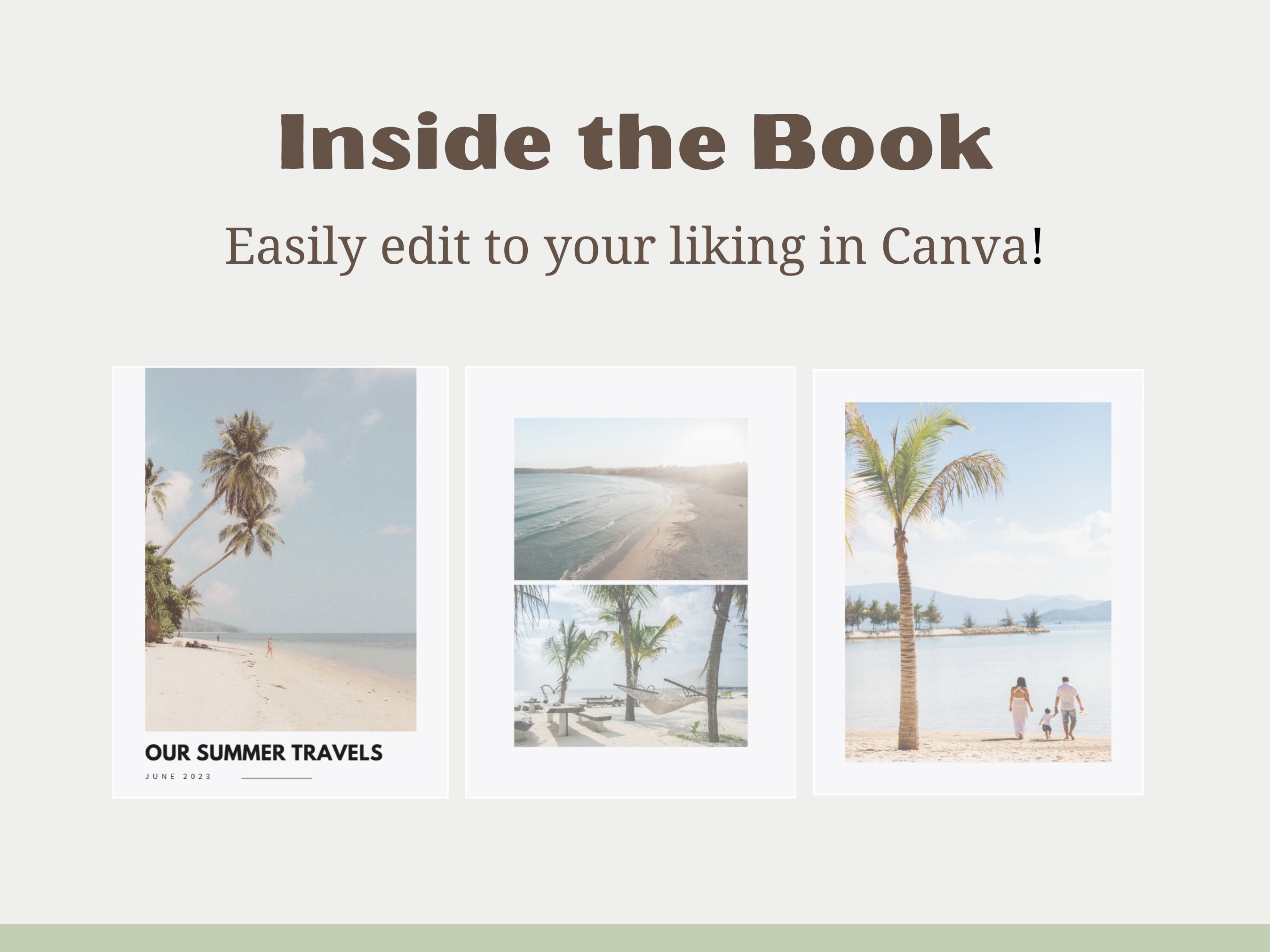 Photo Memory Book Template | Coffee Table Book | Personalized Photo ...