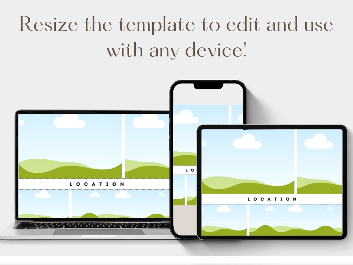 Editable Postcard Template Traveling Postcard Template Canva Template ...