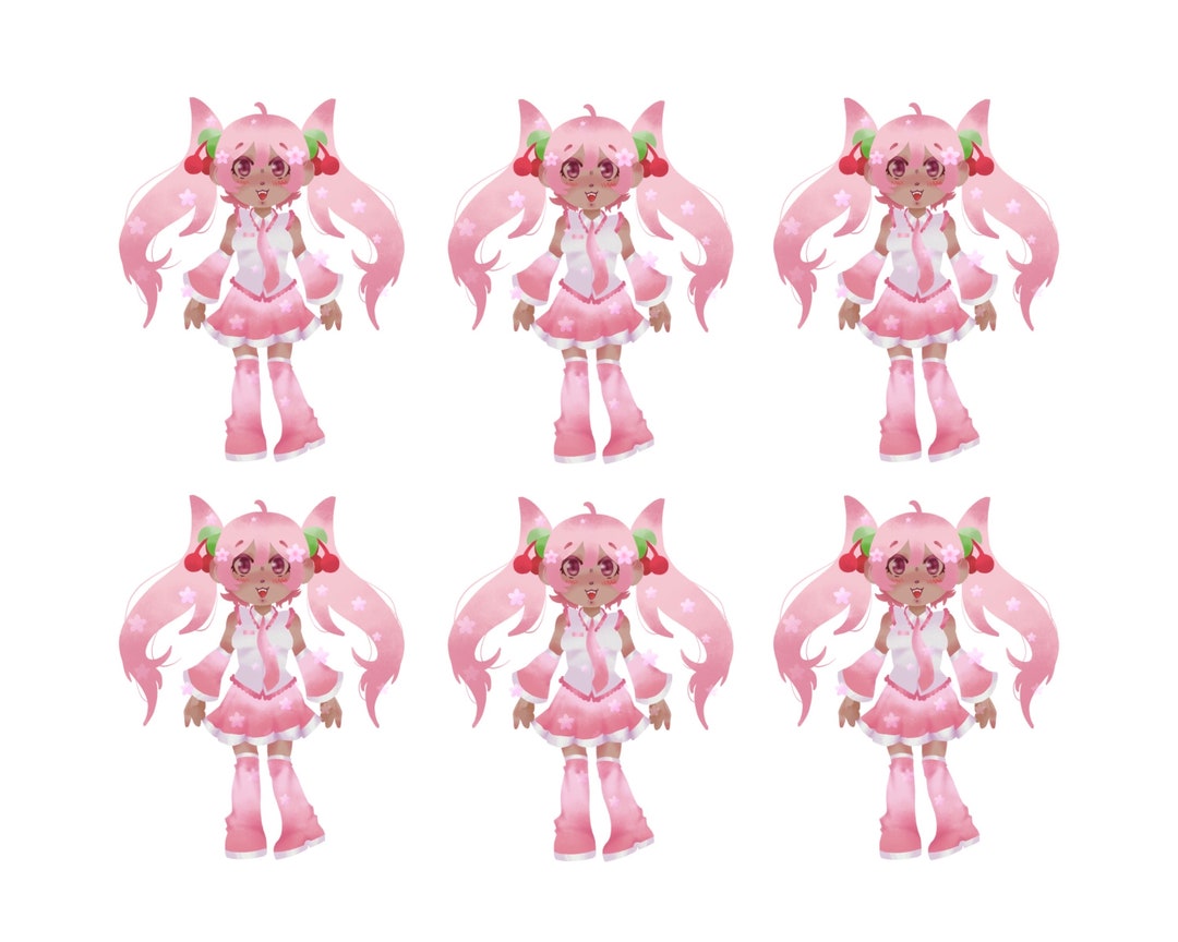 Sakura Miku,miku,imposter Cat,& Mob Psycho - Etsy