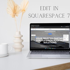 Roofing Website Squarespace Template, Roofing Template, Roofer ...