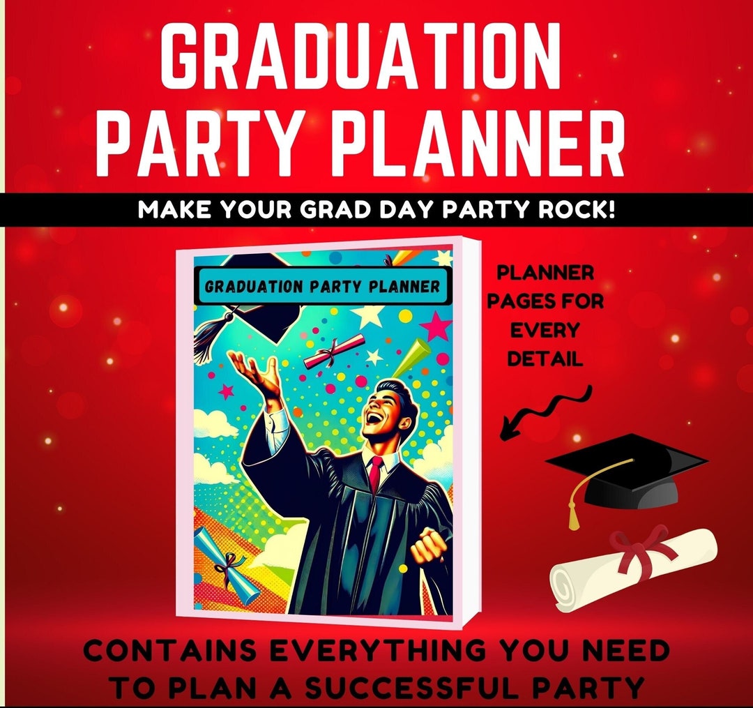 Graduation Party Planner, Graduation Party, Printable Planner, Party ...