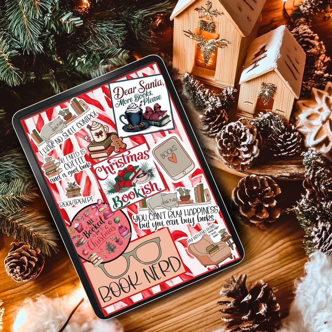 Christmas Insert Design for Kindle Lovers, Kindle Decorations, Kindle ...