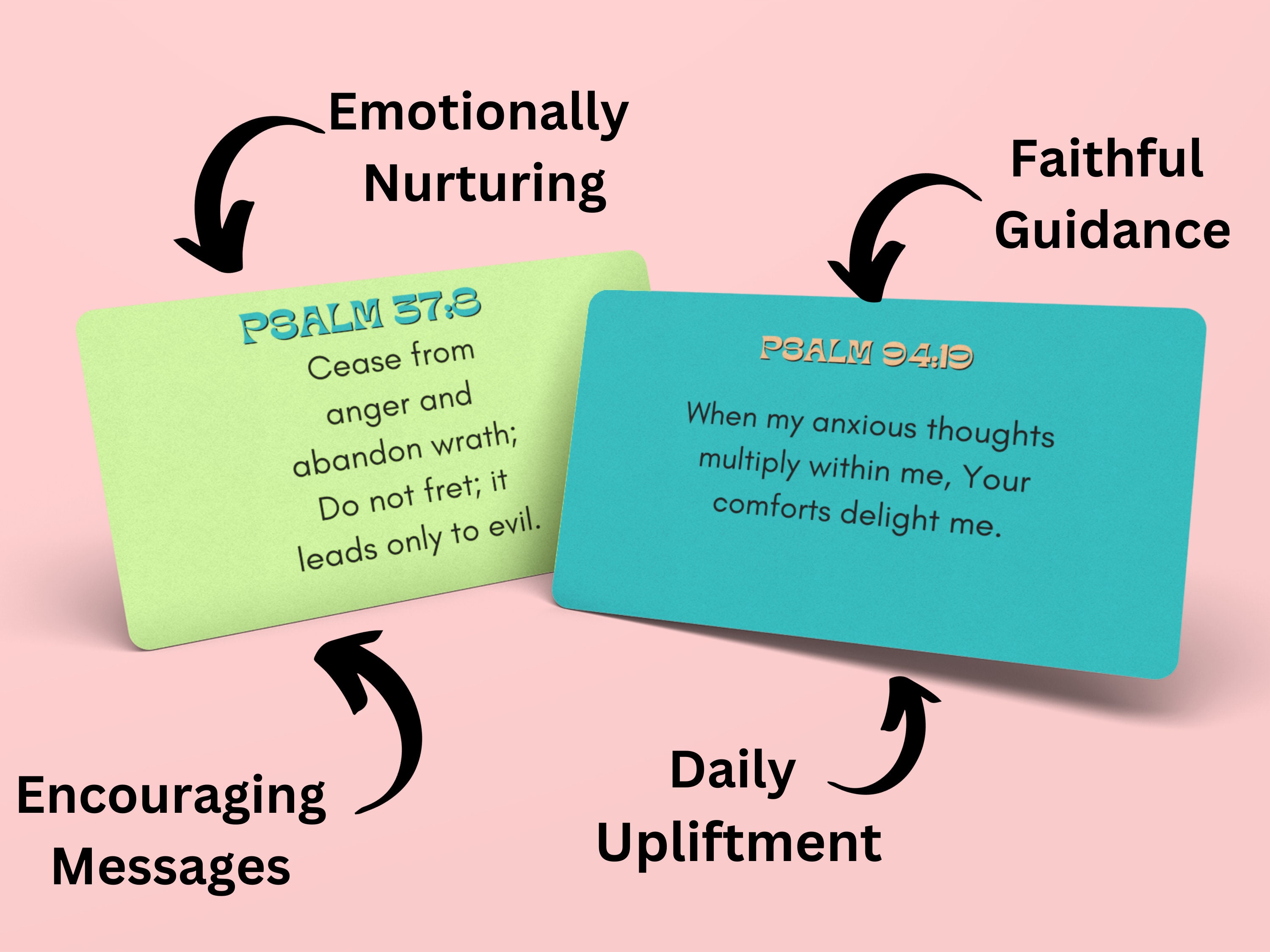 Daily Bible Verse Emotions and Feelings, Christian Gift, IVF ...