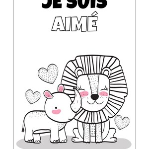 Positive Affirmations French Colouring Book - Etsy Canada