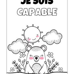 Positive Affirmations French Colouring Book - Etsy Canada