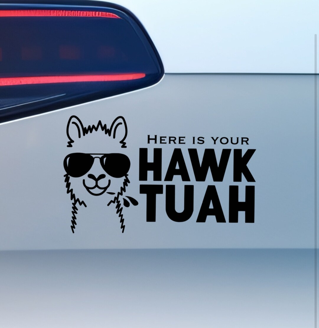 Llama Hawk Tuah Sticker/decal. - Etsy