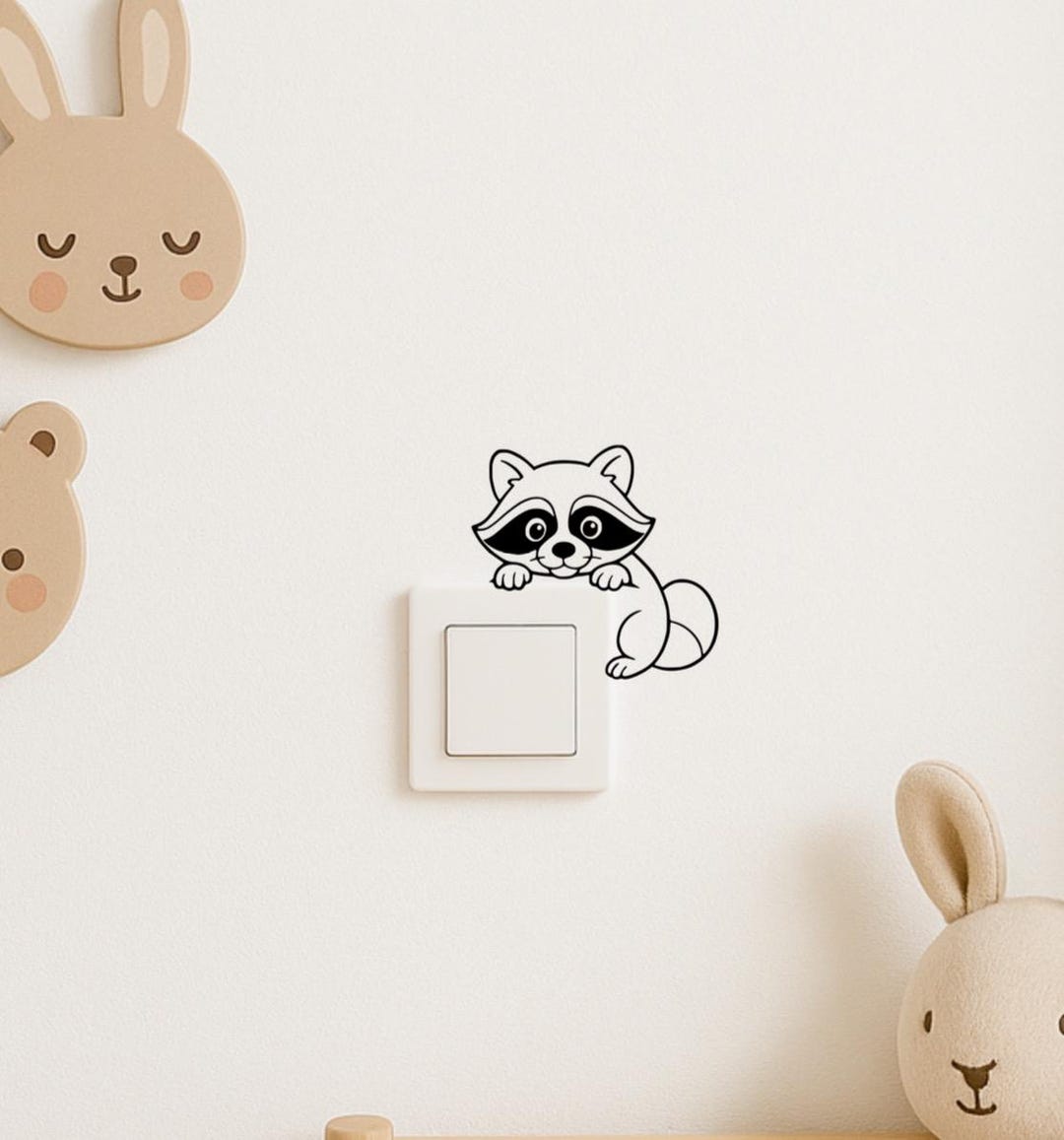 Light Switch or Socket Sticker – Fits Round 8.5 X 8.5 Cm – Unique ...