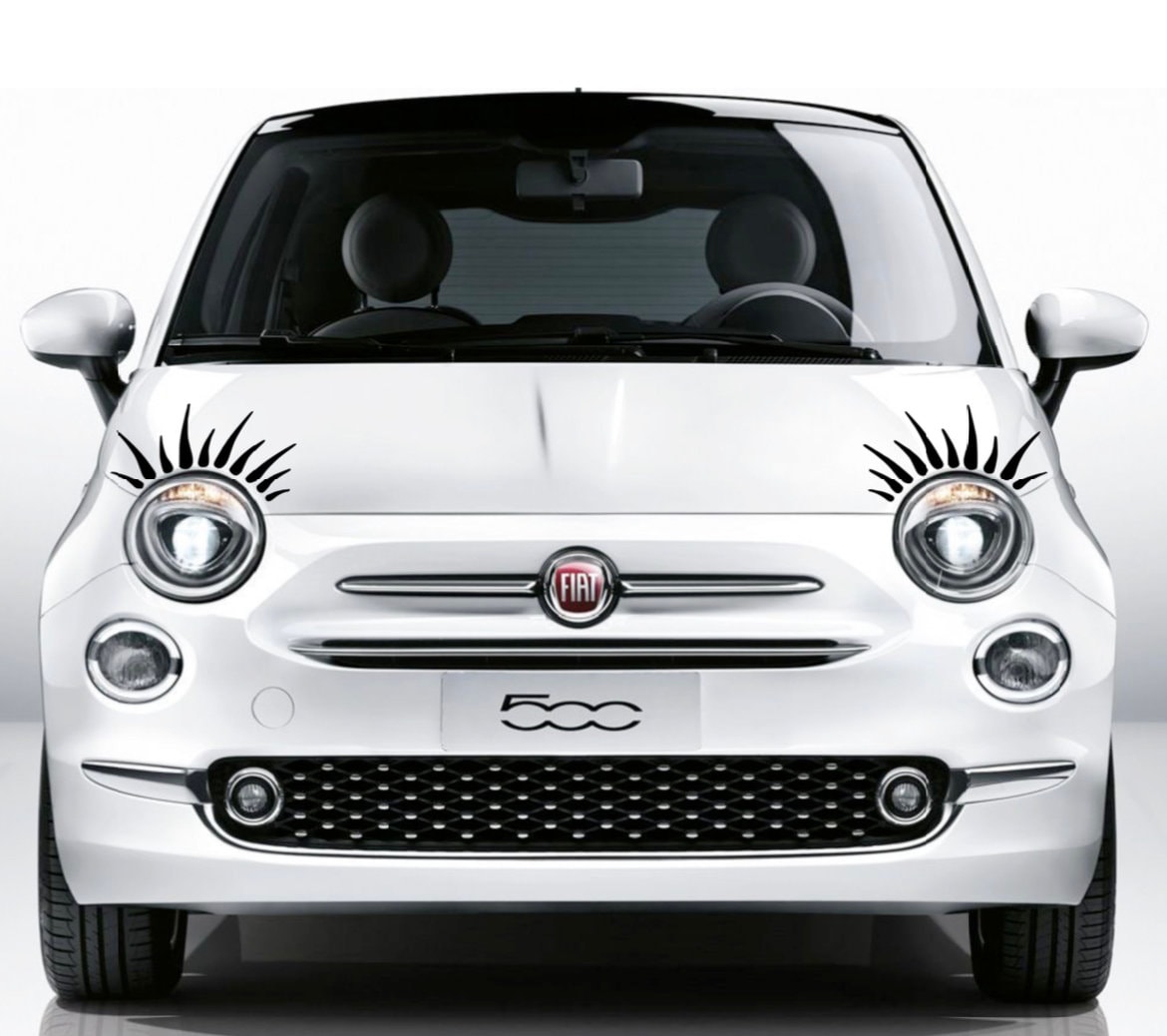 500 Eyelashes Left and Right Decal / Sticker - Etsy