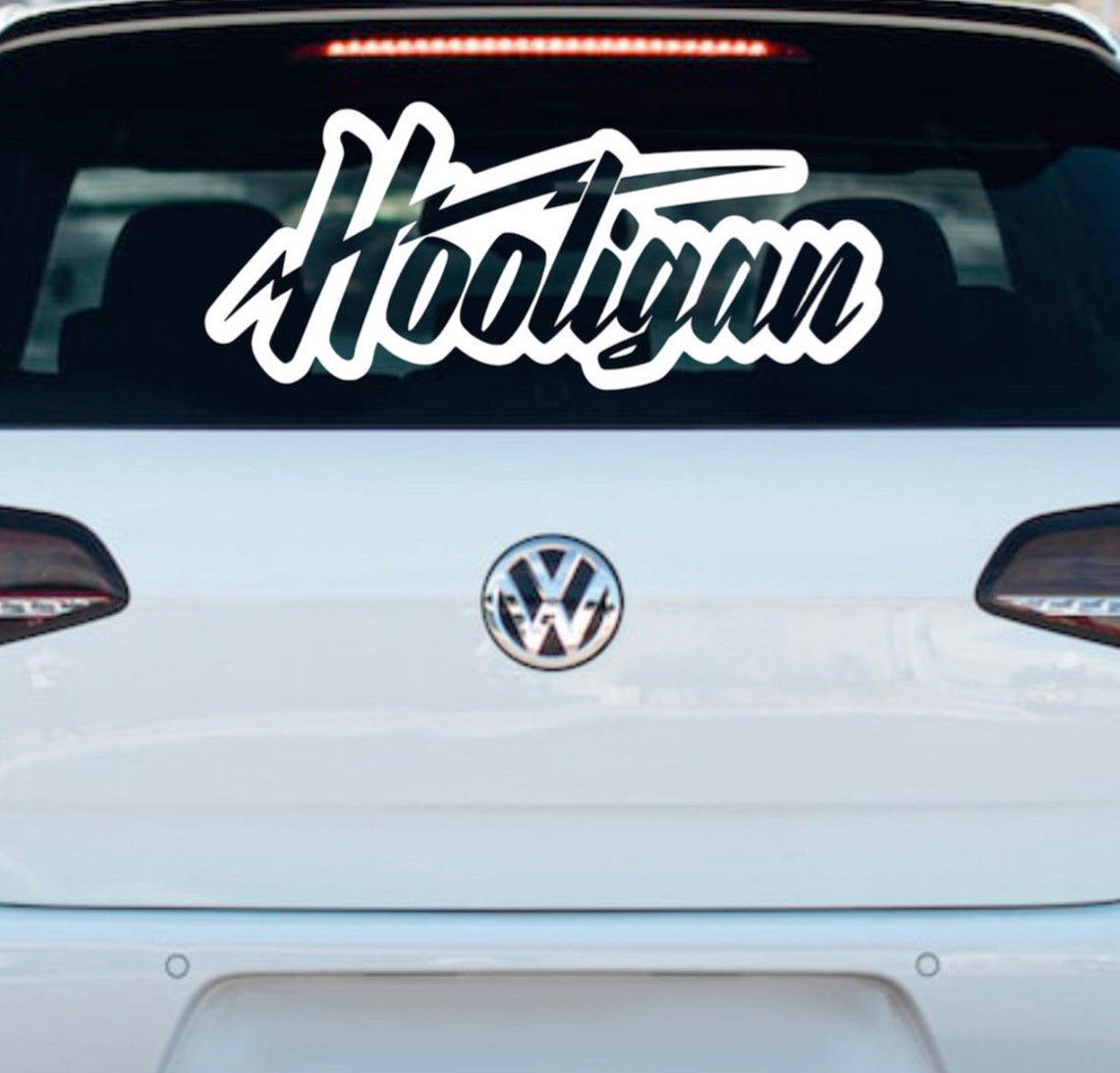 Hooligan Sticker/decal. - Etsy