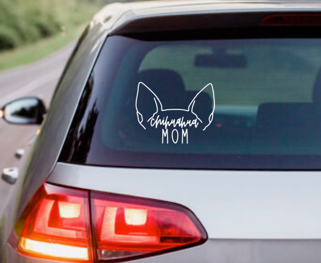 Personalized Dog Ears Sticker / Decal With Name - Etsy