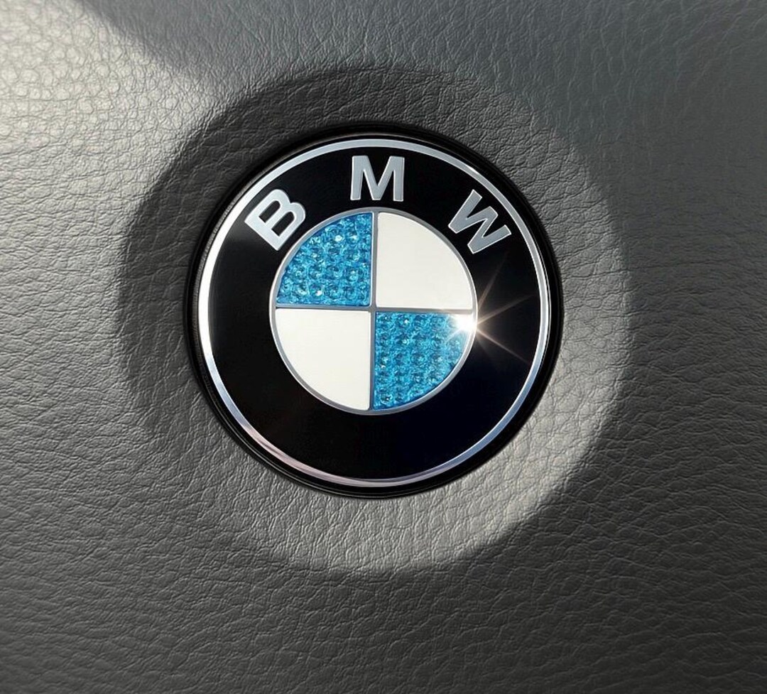 Steering Wheel Badge Inlay – Fits BMW – Handmade With Crystals ...