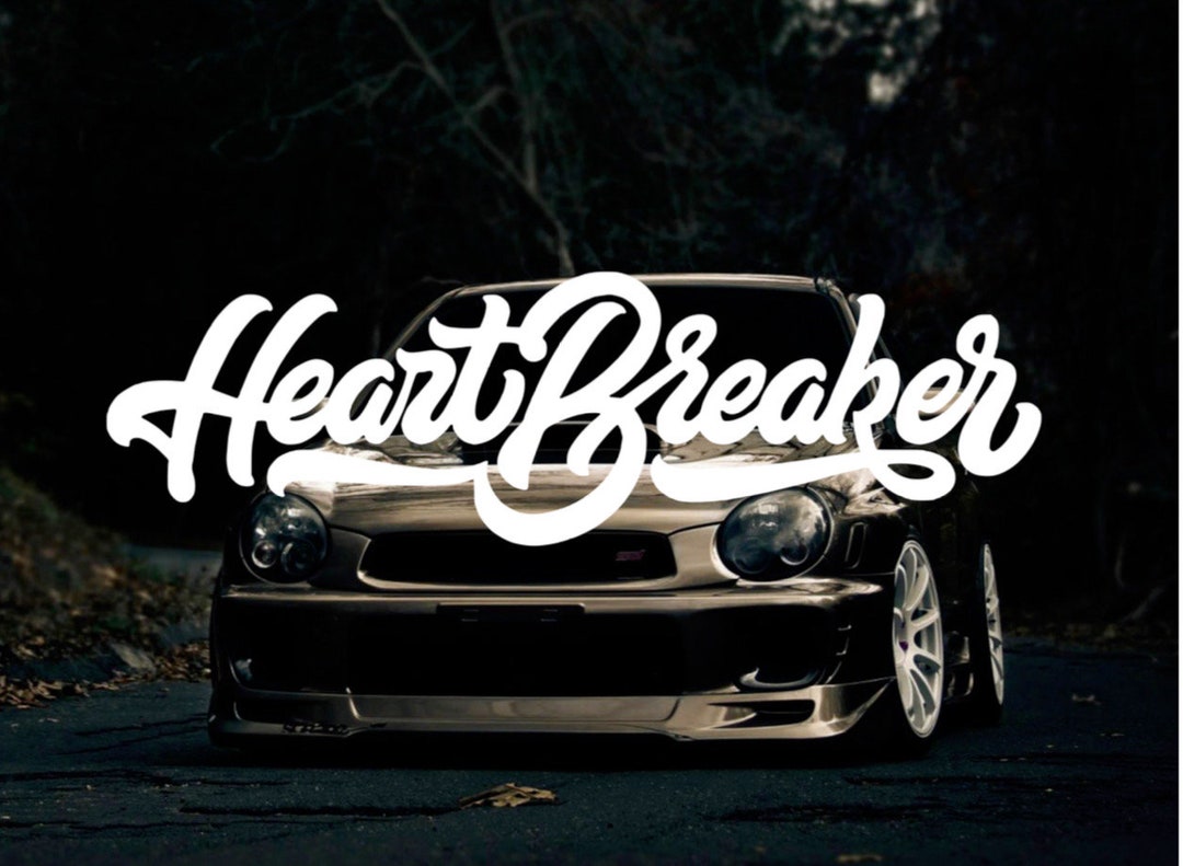 Heartbreaker JDM Sticker/decal. - Etsy