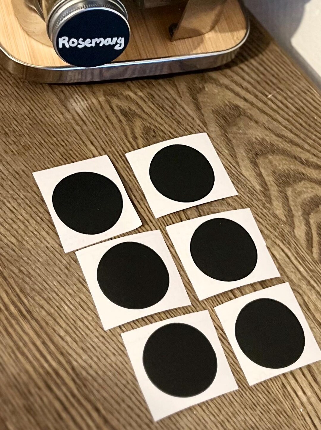 Chalkboard Labels Stickers 6 Pieces. Kitchen/hobby Decor Action ...