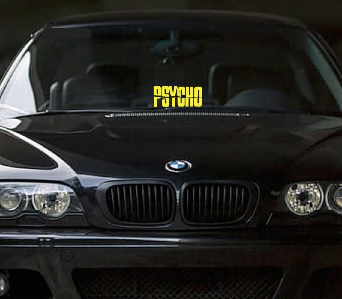 Psycho Sticker / Decal. - Etsy